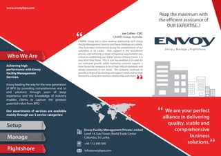 ENVOY Brochure | PPT