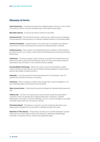 ABI Trade Credit Insurance Guide | PDF