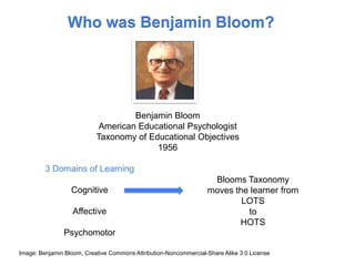 Blooms Taxonomy and iPads | PPT