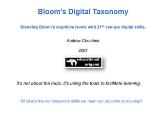 Blooms Taxonomy and iPads | PPT