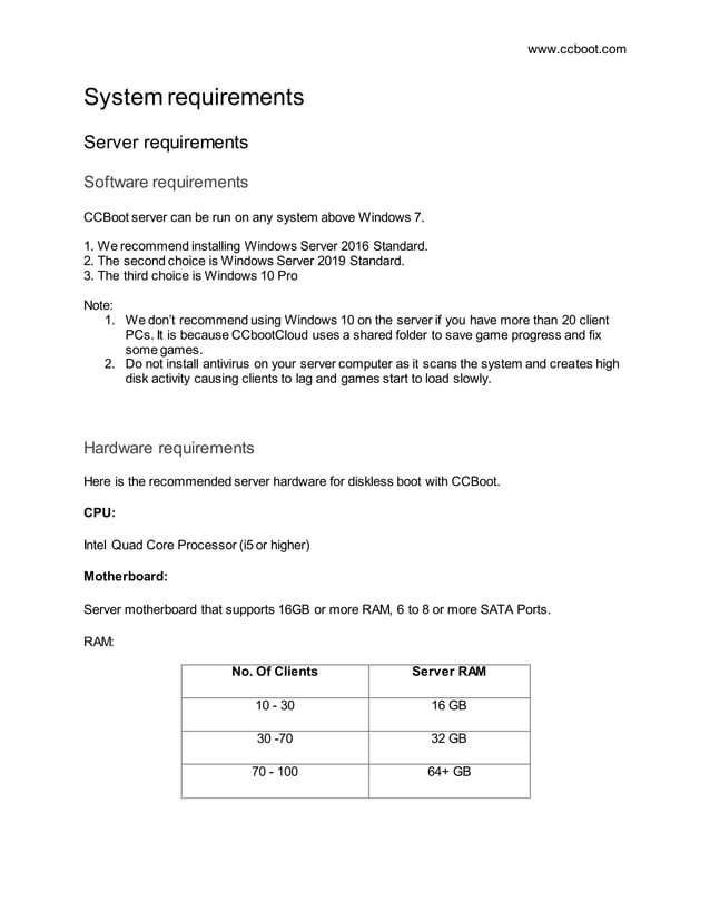 CCBoot Cloud Manual.docx | Operating Systems | Computer Software and Applications