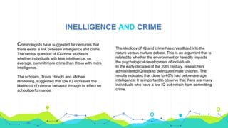 Cognitive Criminal Behavior | PPTX