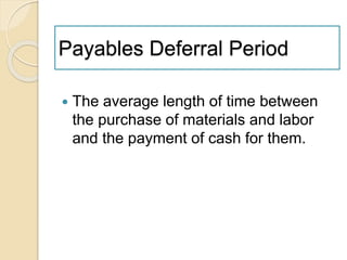 Cash Conversion Cycle and Cash Budget | PPTX | Business Accounting ...