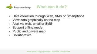 Hybrid data collection tool: Resource Map | PPT