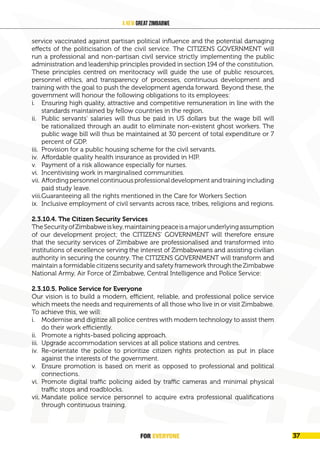 CCC Zimbabwe 2023 election manifesto - A new Great Zimbabwe blueprint ...