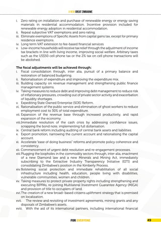 CCC Zimbabwe 2023 election manifesto - A new Great Zimbabwe blueprint ...