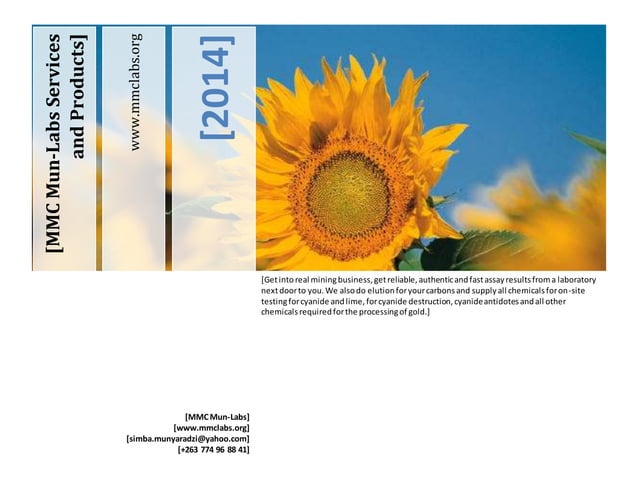 MMC Mun-labs Product List | DOCX