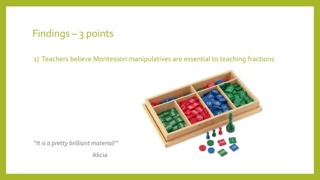 Teaching fractions with manipulatives | PPT