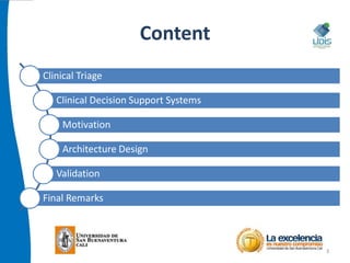 Architectural Design of a Clinical Decision Support System for Clinical ...