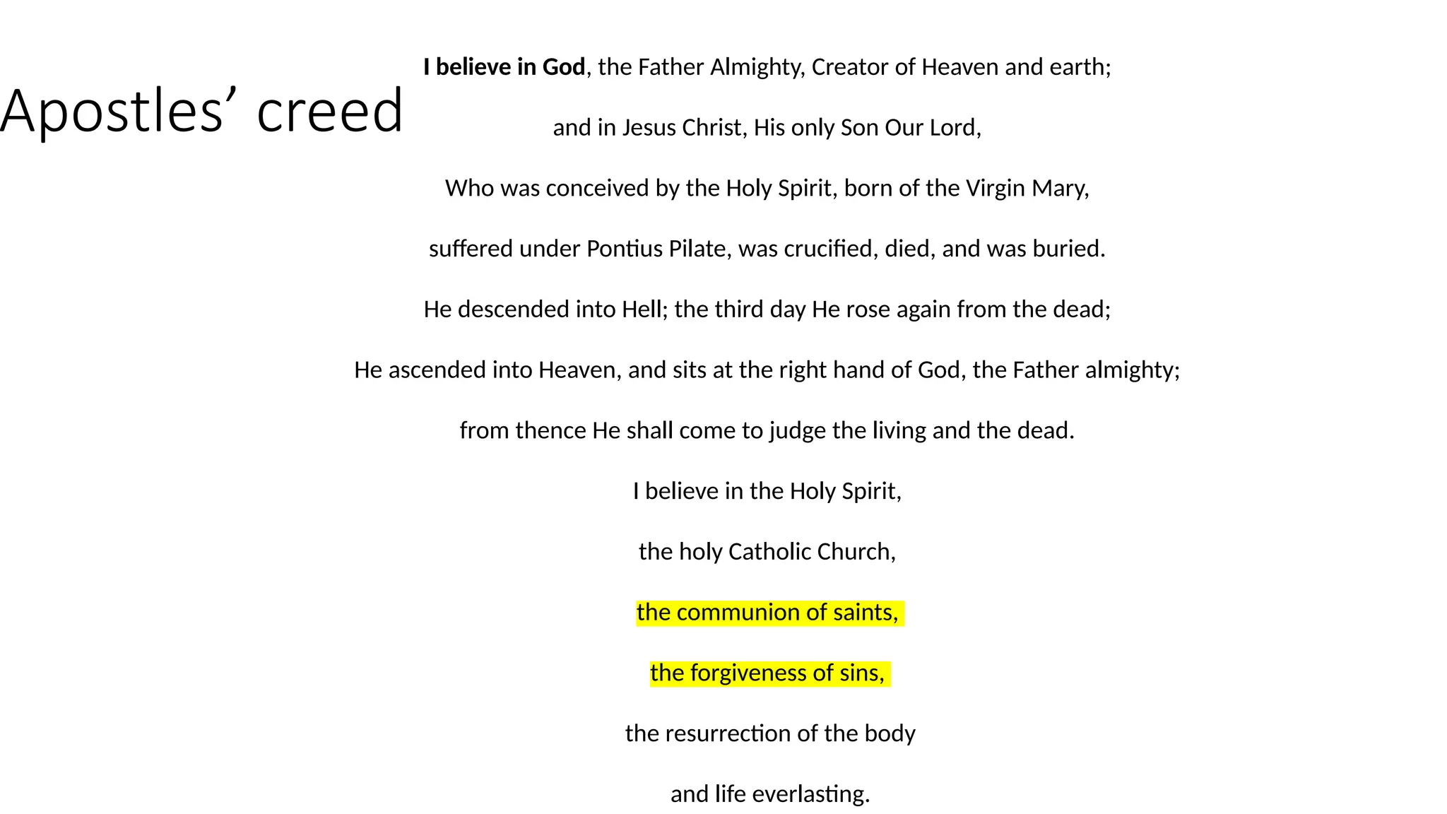 creeds-corinthians-and-commandments-nine | PPTX