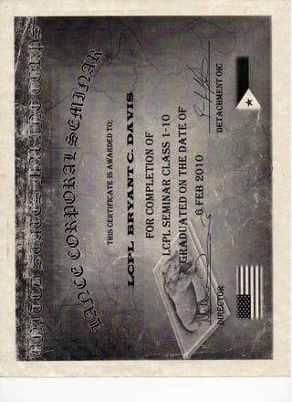 Lance Corporals Course 2010 | PDF