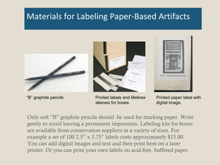 Artifact Labeling 101 | PPT