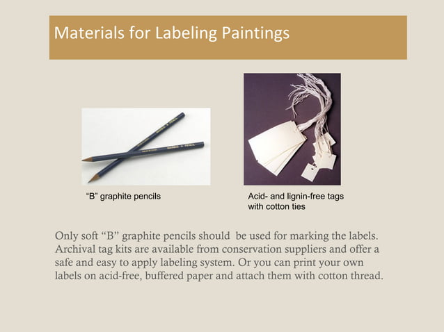 Artifact Labeling 101 | PPT | Needlework | Arts and Crafts