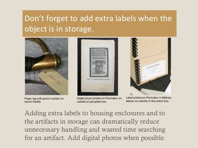 Artifact Labeling 101