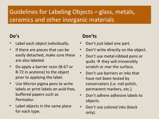 Artifact Labeling 101 | PPT