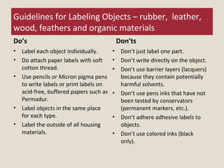 Artifact Labeling 101 | PPT