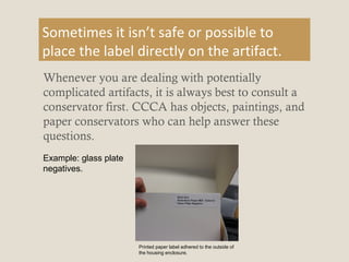 Artifact Labeling 101 | PPT