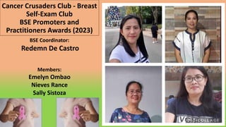 2023 CCC Breast Self-Exam Awards | PPTX