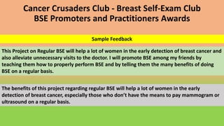 2023 CCC Breast Self-Exam Awards | PPTX
