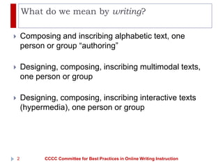 Cccc 2012 workshop_slides newbold | PPT