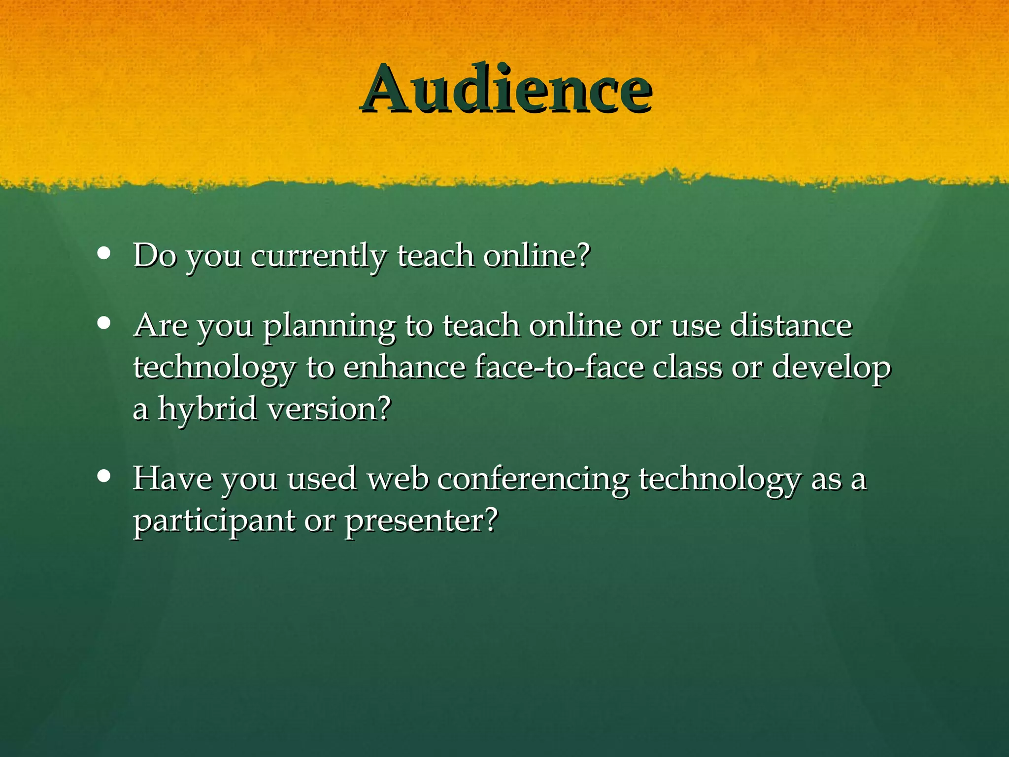 Using CCC Confer to Enhance Online Learning | PPT