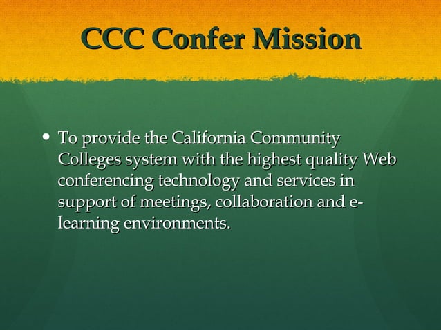 Using CCC Confer to Enhance Online Learning | PPT