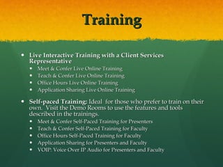 Using CCC Confer to Enhance Online Learning | PPT