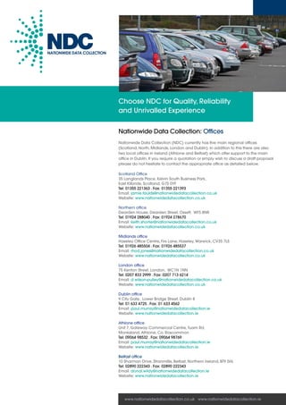 NDC_Brochure_Web | PDF | Rail Travel | Travel Type