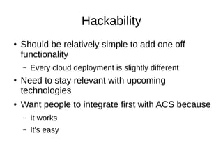 Future of Apache CloudStack: modular, distributed, and hackable | PPT