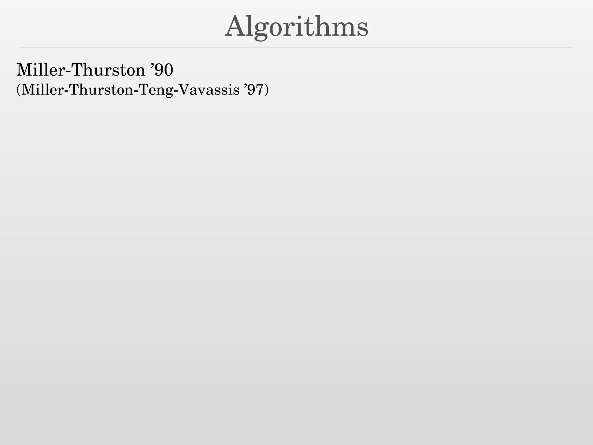 Geometric Separators and the Parabolic Lift | PDF | 3-D Graphics ...