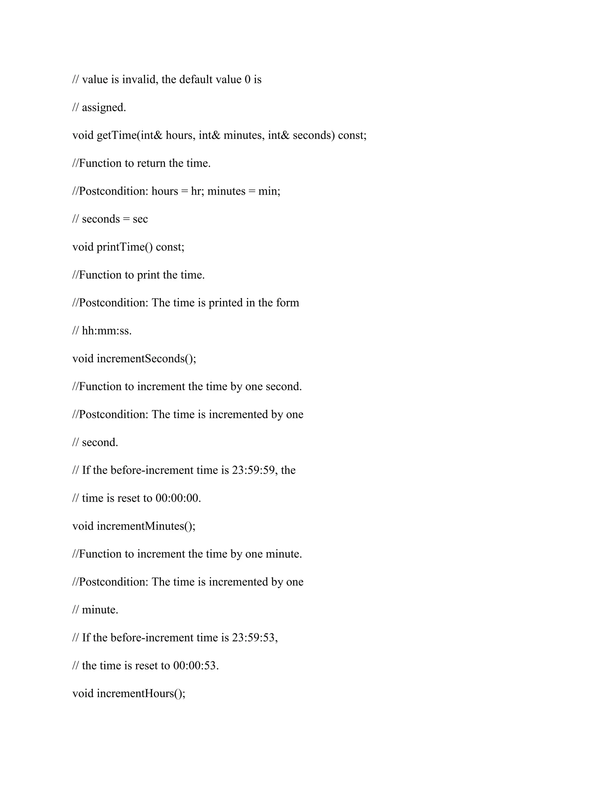 C++ C++ C++ In Chapter 1- the class clockType was designed to implem.docx