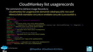CloudStack Metering - Working with Usage Data #CCCNA14 | PPT