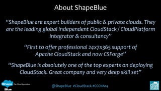 CloudStack Metering - Working with Usage Data #CCCNA14 | PPT