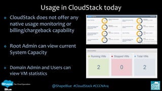 CloudStack Metering - Working with Usage Data #CCCNA14 | PPT