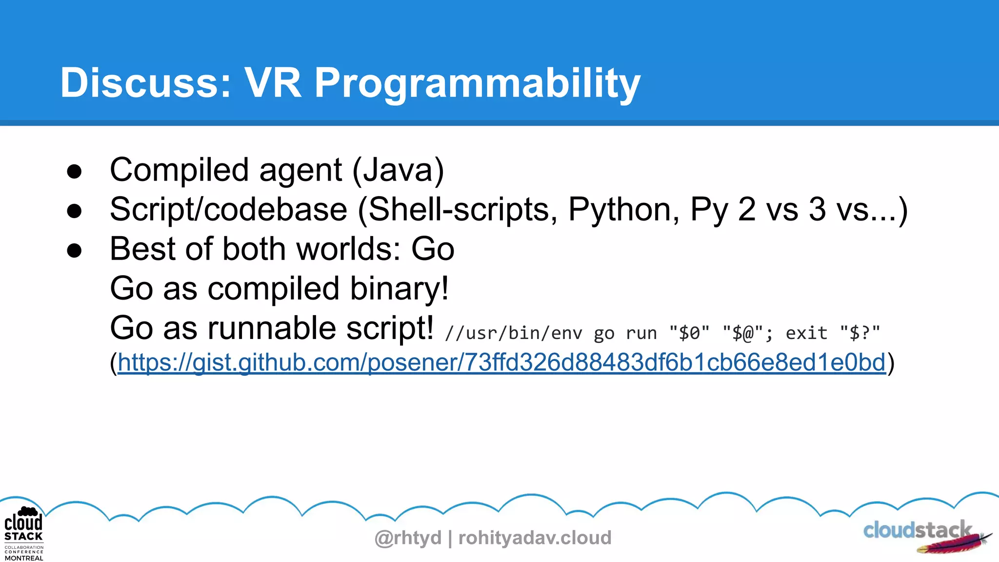 Rohit Yadav - The future of the CloudStack Virtual Router | PDF