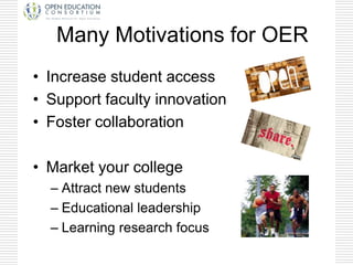 CCCOER OTC Faculty Panel: The Benefits and Challenges of Adopting Open Educational Resources ...