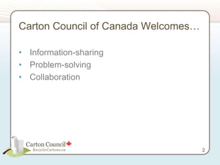 Carton Container Recycling | PPTX | Commodities | Economy