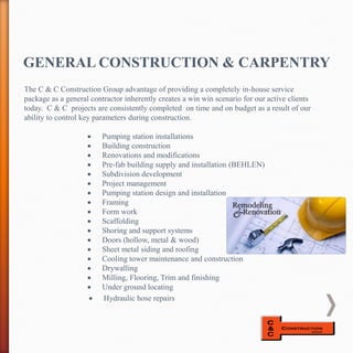 C&c construction group | PDF