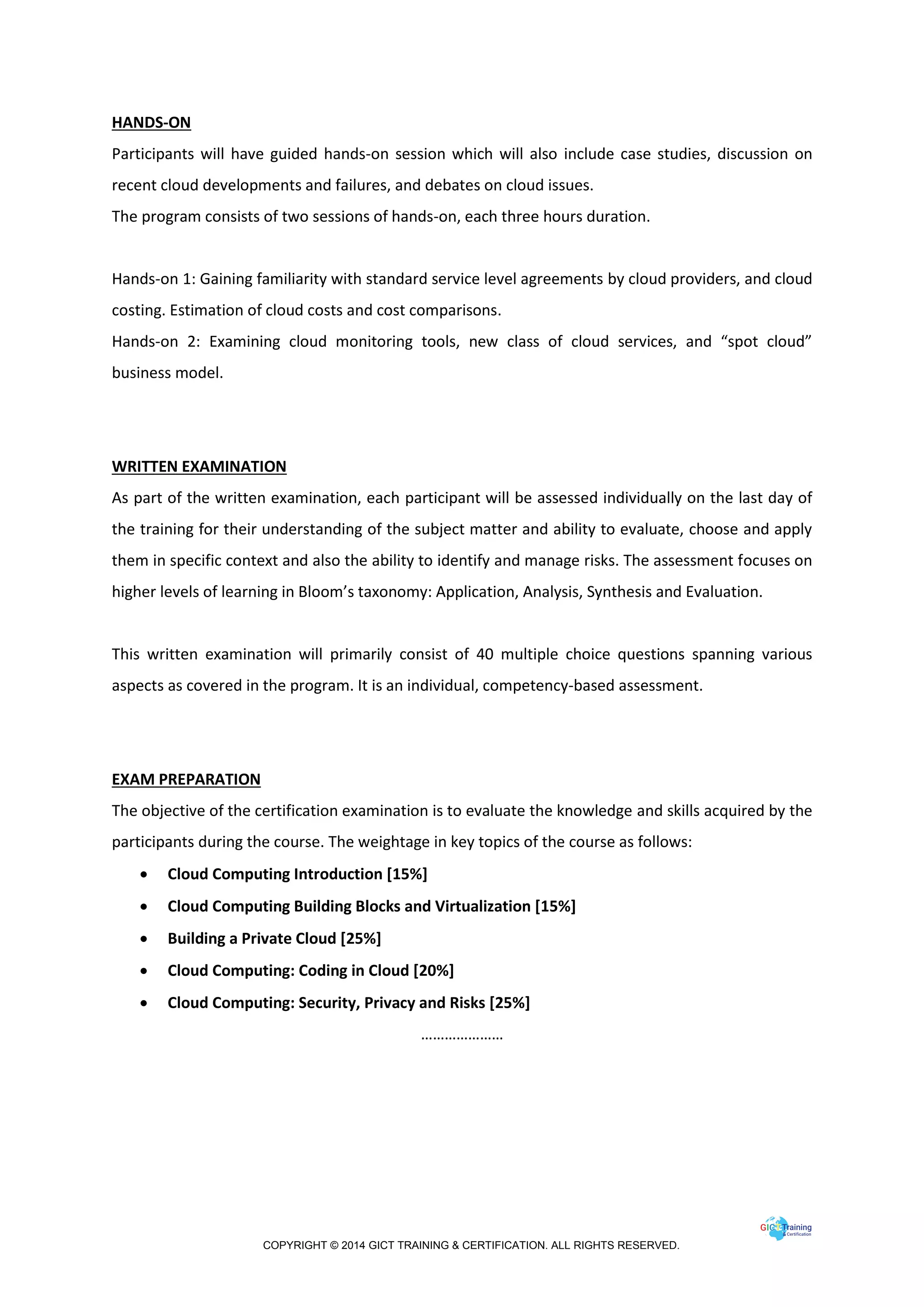 Certified Cloud Computing Professional (CCCP) | PDF | Cloud Computing | Internet