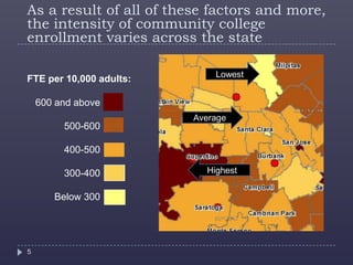 California Community College Participation Maps | PPTX