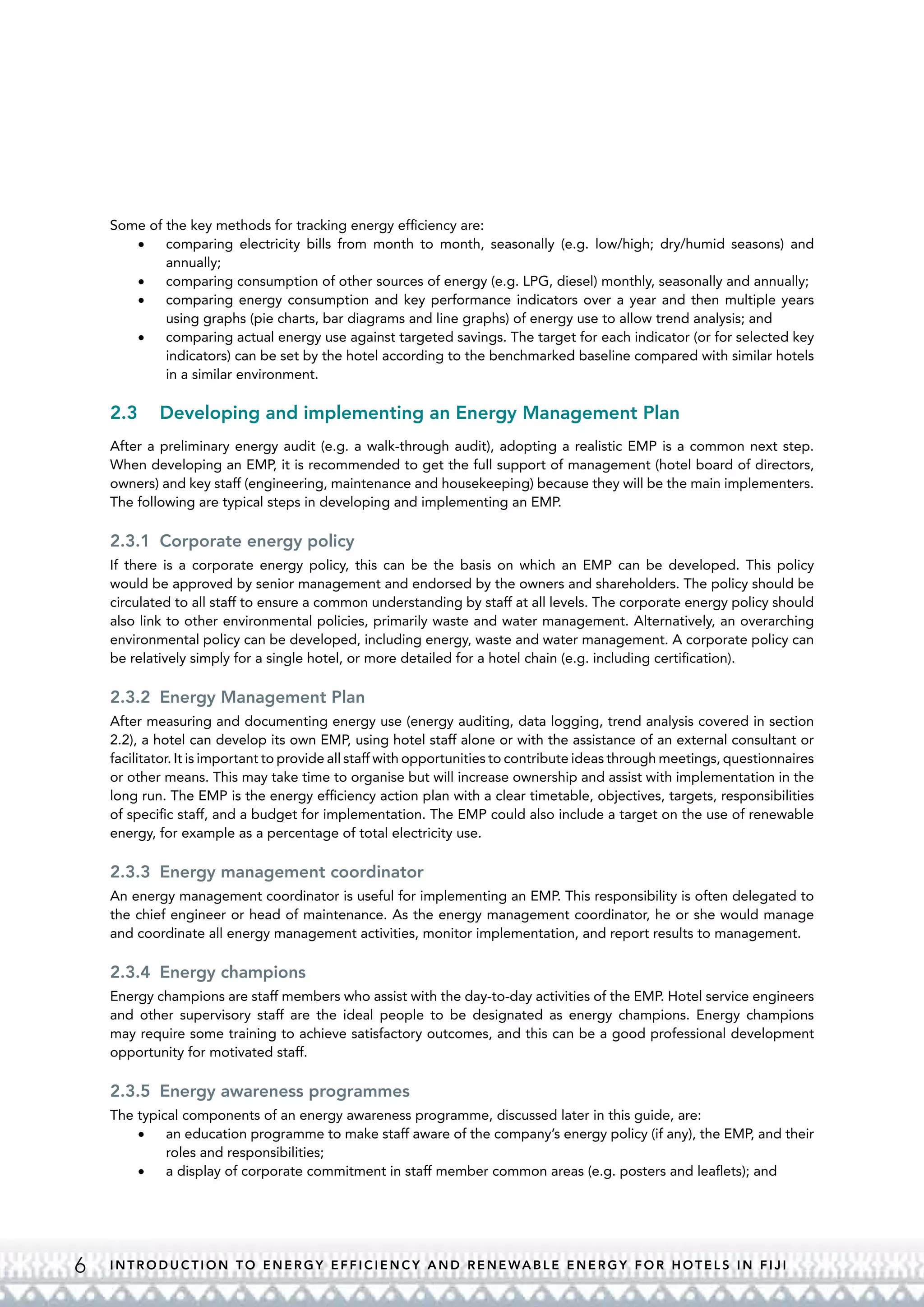 Introduction to Energy Efficiency and Renewable Energy for Hotels in ...
