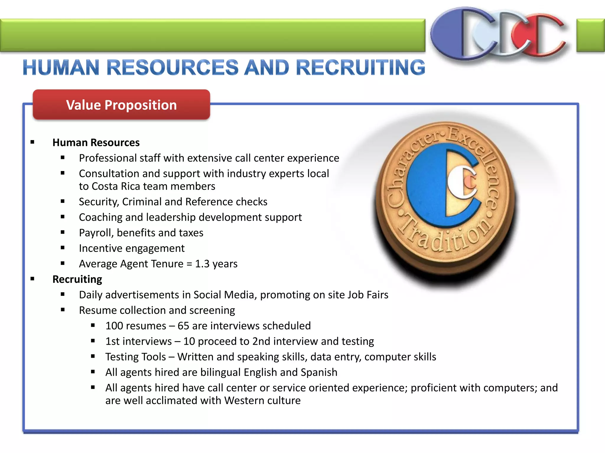 CCC powerpoint presentation costa rica's call center | PPT