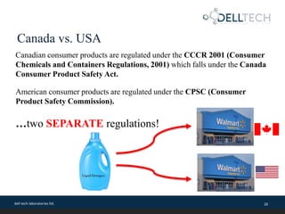 CCCR vs CPSC: Canadian vs US Consumer Labelling | PPTX