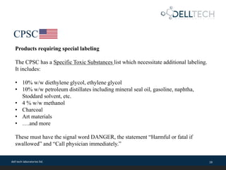 CCCR vs CPSC: Canadian vs US Consumer Labelling | PPTX