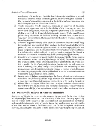 Ananlysis of Finacial Satetement class 12 NCERT | PDF
