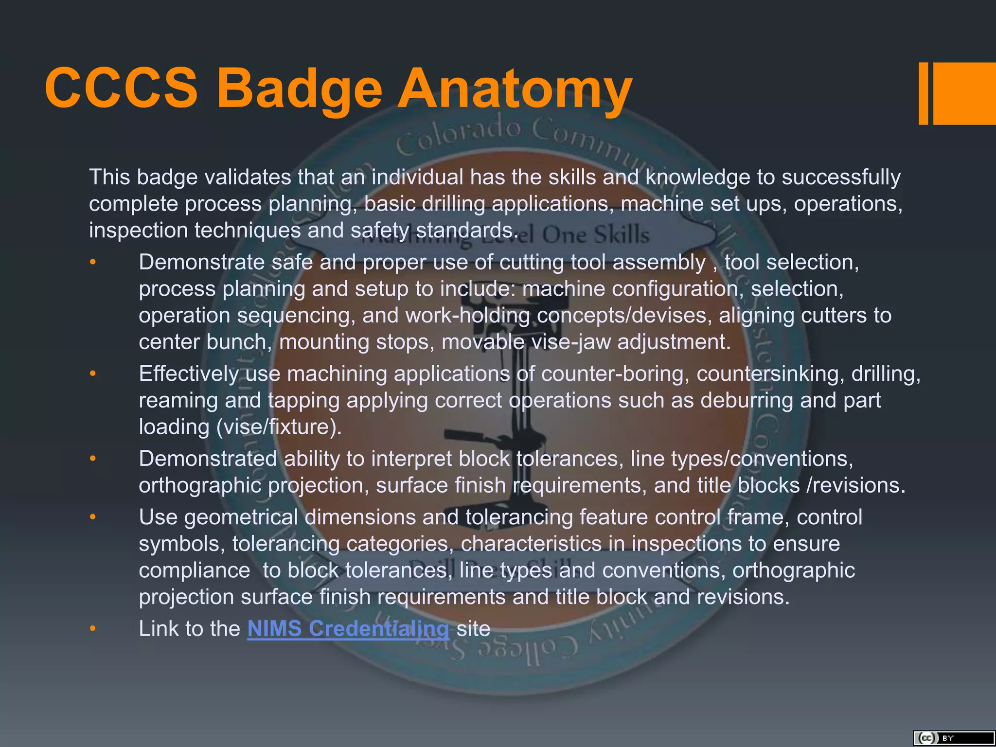 CCCS Vice Presidents Instruction - Student Services Badge Briefing | PPTX