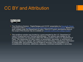 CCCS Vice Presidents Instruction - Student Services Badge Briefing | PPTX