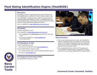 CCC TOOL BOX (Navy Counselor Procedures) | PDF