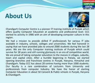 Ccc vivek presentation | PPT