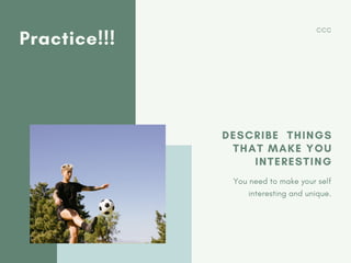 CCC week1 class1 ~introduction~ | PPT